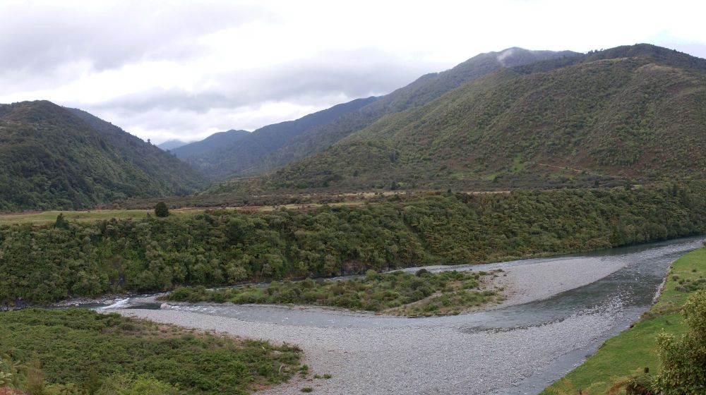 Otaki River, upstream of the Tararua Forest Park boundary on NiceFish