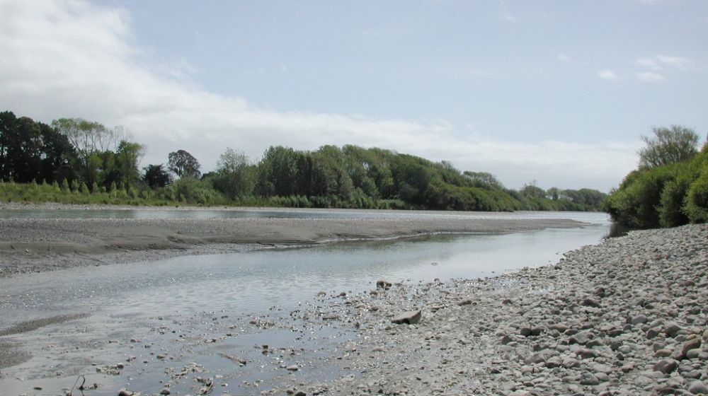 Otaki River, downstream of the Tararua Forest Park boundary on NiceFish