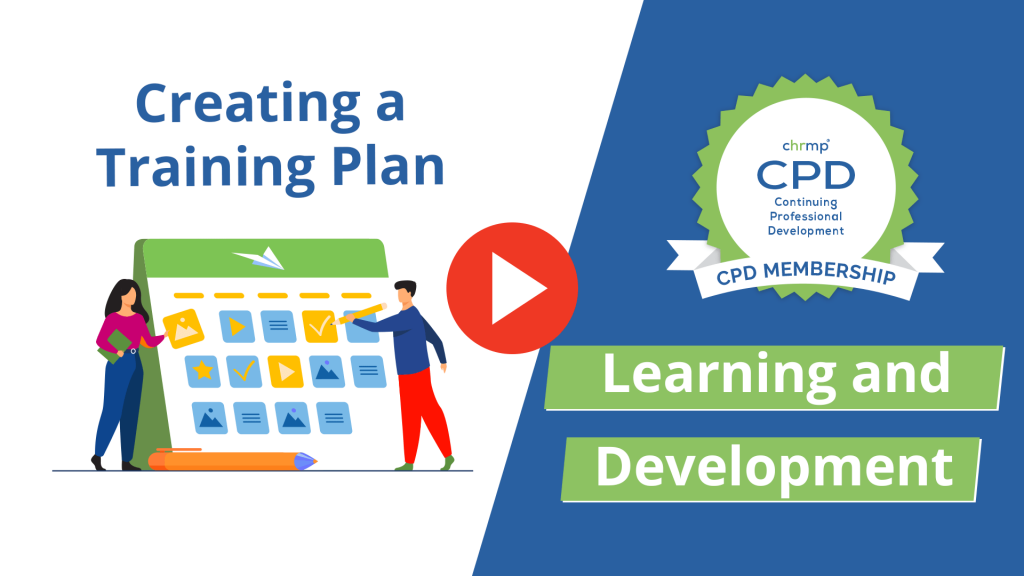 Creating a training plan 1 - CHRMP Membership
