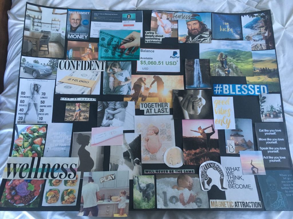 How a Vision Board Can Help You Manifest Pregnancy