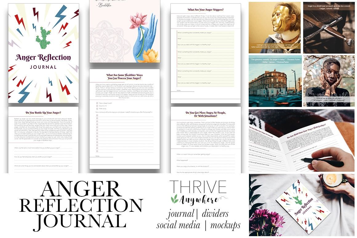 Anger Reflection Journal | Thrive Anywhere