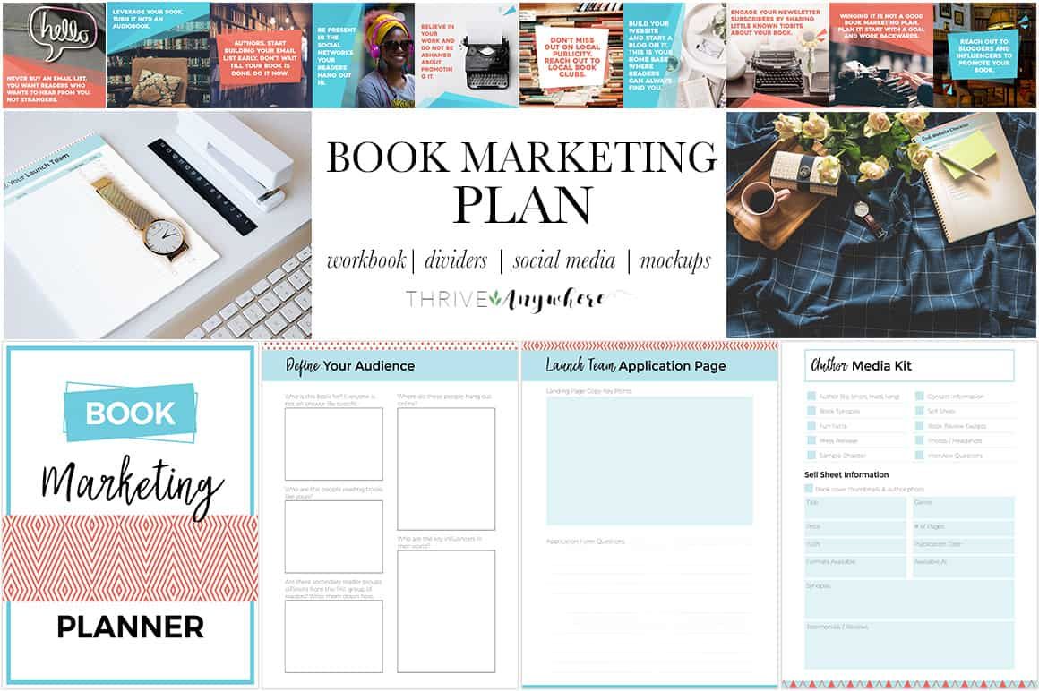 Book Marketing Planner | Thrive Anywhere