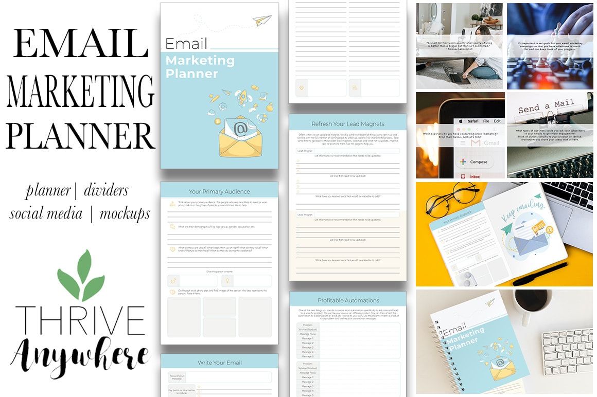Email Marketing Planner | Thrive Anywhere