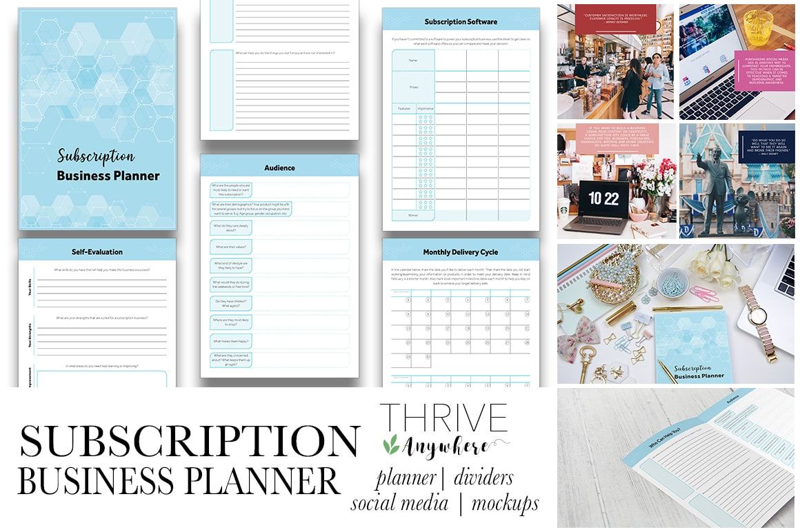 Subscription Business Planner | Thrive Anywhere