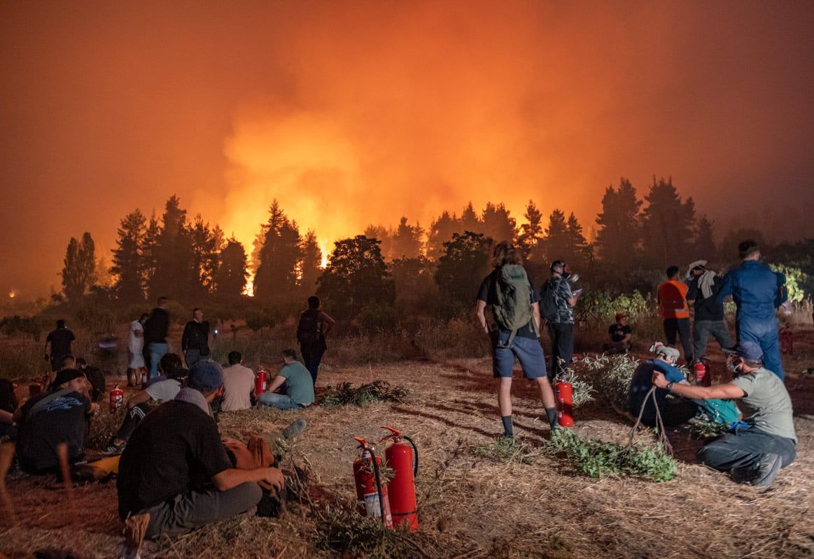 Athens Forest Fires Ignite Anger Against Greece’s Government ...