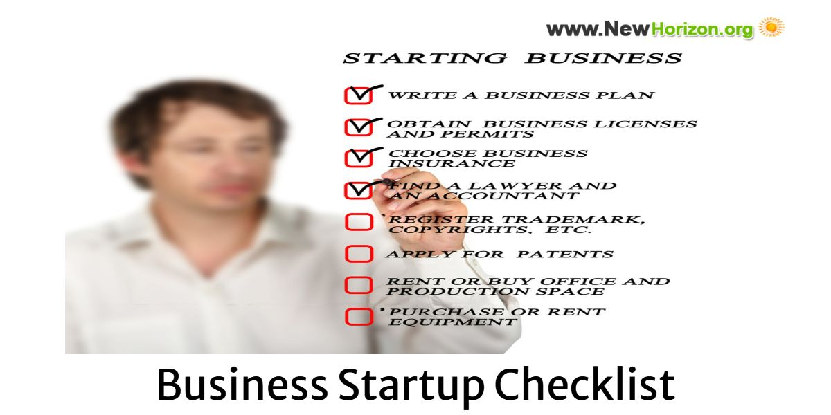 Checklist For Starting Your Own Business