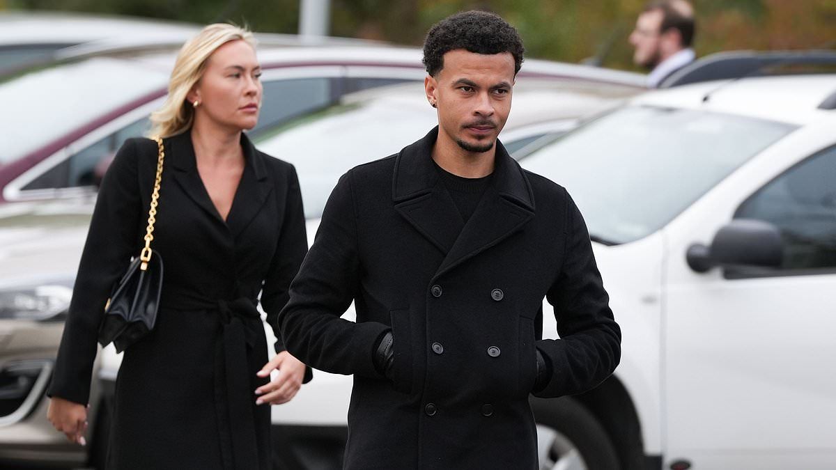 George Baldock funeral: Dele Alli bows his head for his 'brother' as ...