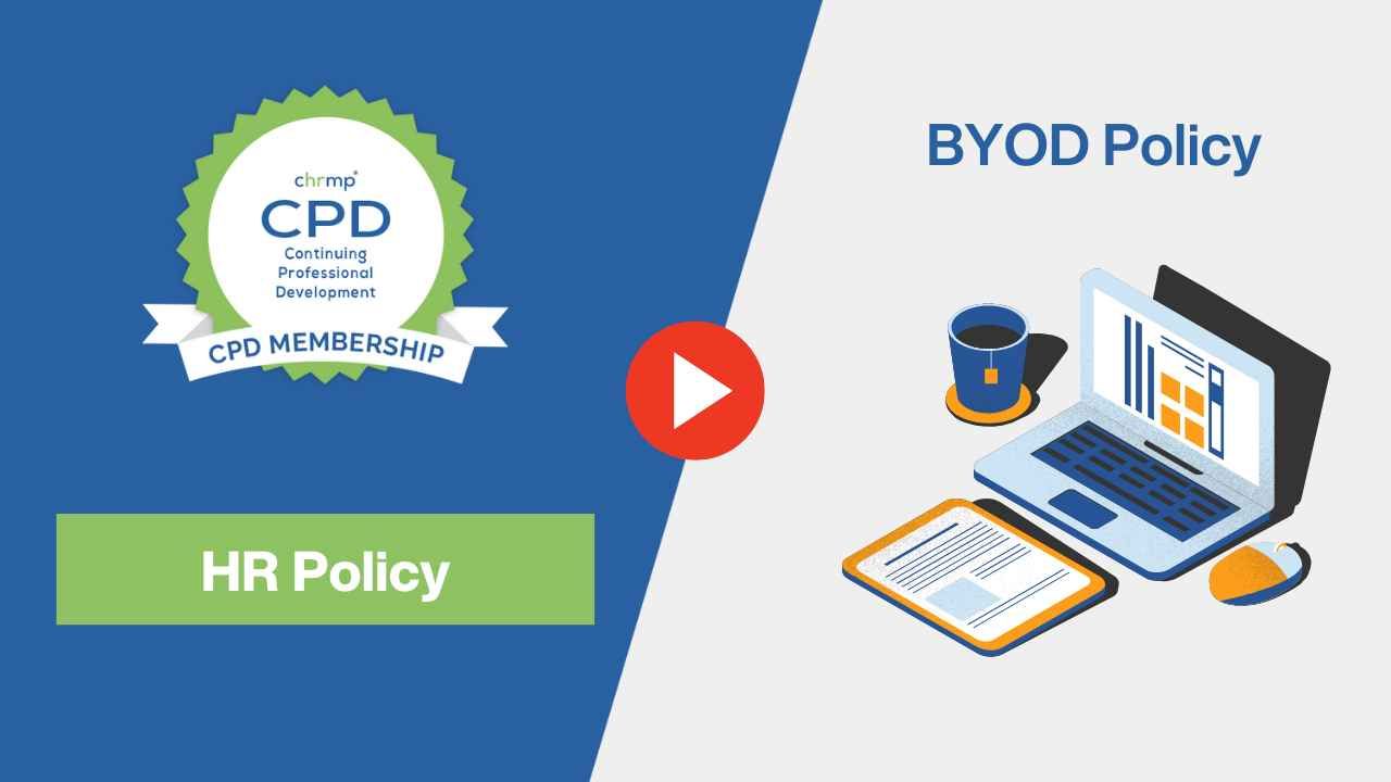 BYOD Policy - CHRMP Membership