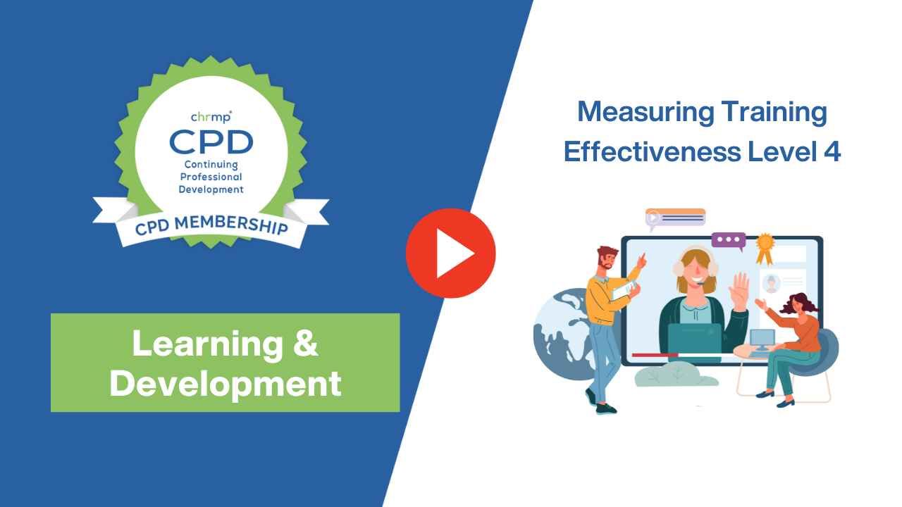 Measuring Training Effectiveness Level 4 Chrmp Membership