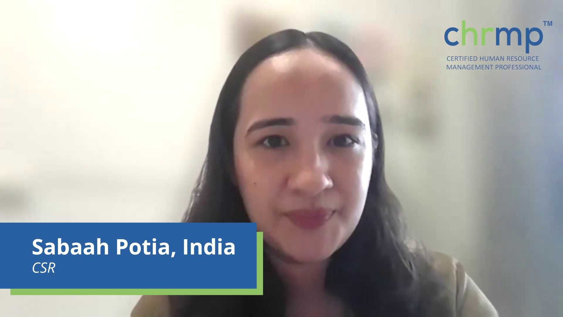 Sabaah Potia - CHRMP