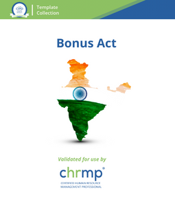 Bonus Act - CHRMP Membership