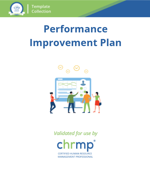 Performance Improvement Plan Template - CHRMP Membership