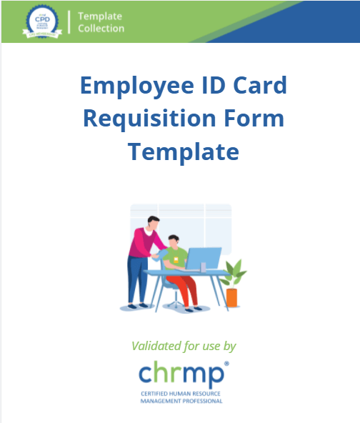 Employee ID Card Requisition Form Template - CHRMP Membership
