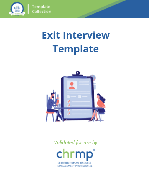Exit Interview Form Template - CHRMP Membership