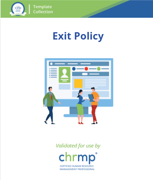 Exit Policy Template Document - CHRMP Membership