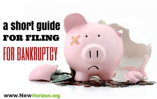 A Short Guide for Filing for Personal Bankruptcy