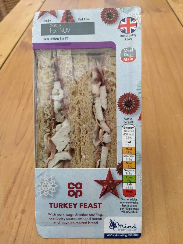 The Co-operative Foods 'Turkey Feast' Sandwich 2020 Edition. - Rate ...