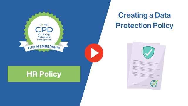 Creating a data protection policy - CHRMP Membership