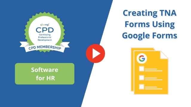 Creating TNA forms through Google forms and data analysis - CHRMP ...