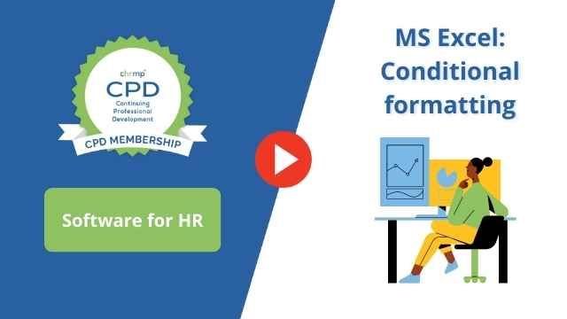 MS Excel- Conditional formatting - CHRMP Membership MS Excel- Conditional formatting - CHRMP Membership