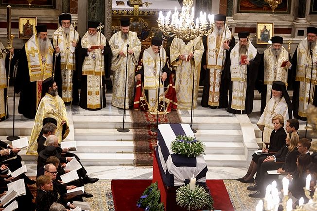 Europe’s royals, in Athens, bid farewell to Greece’s last king ...