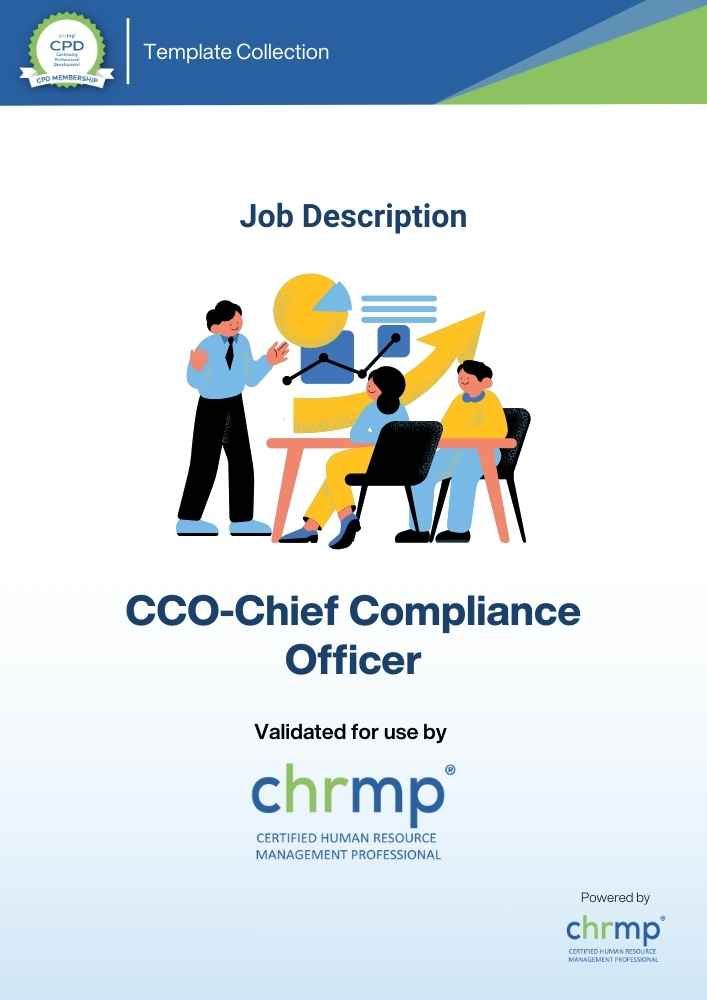 CCO-Chief Compliance Officer - CHRMP Membership CCO-Chief Compliance Officer - CHRMP Membership