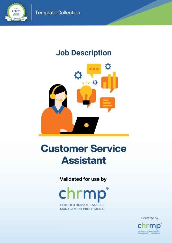 Customer Service Assistant - CHRMP Membership