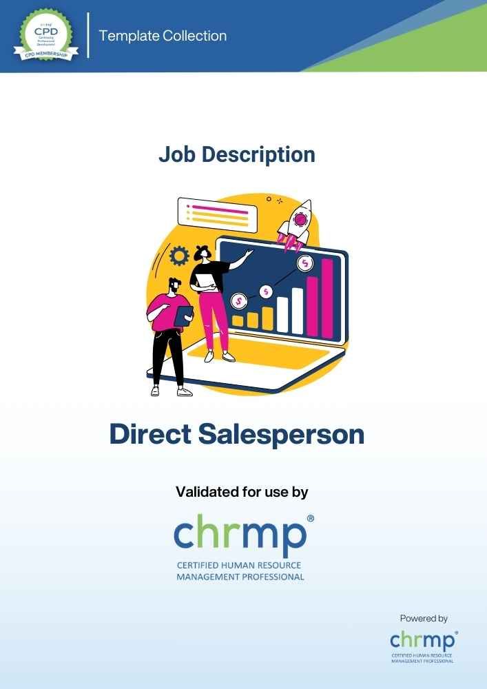 Direct Salesperson - CHRMP Membership