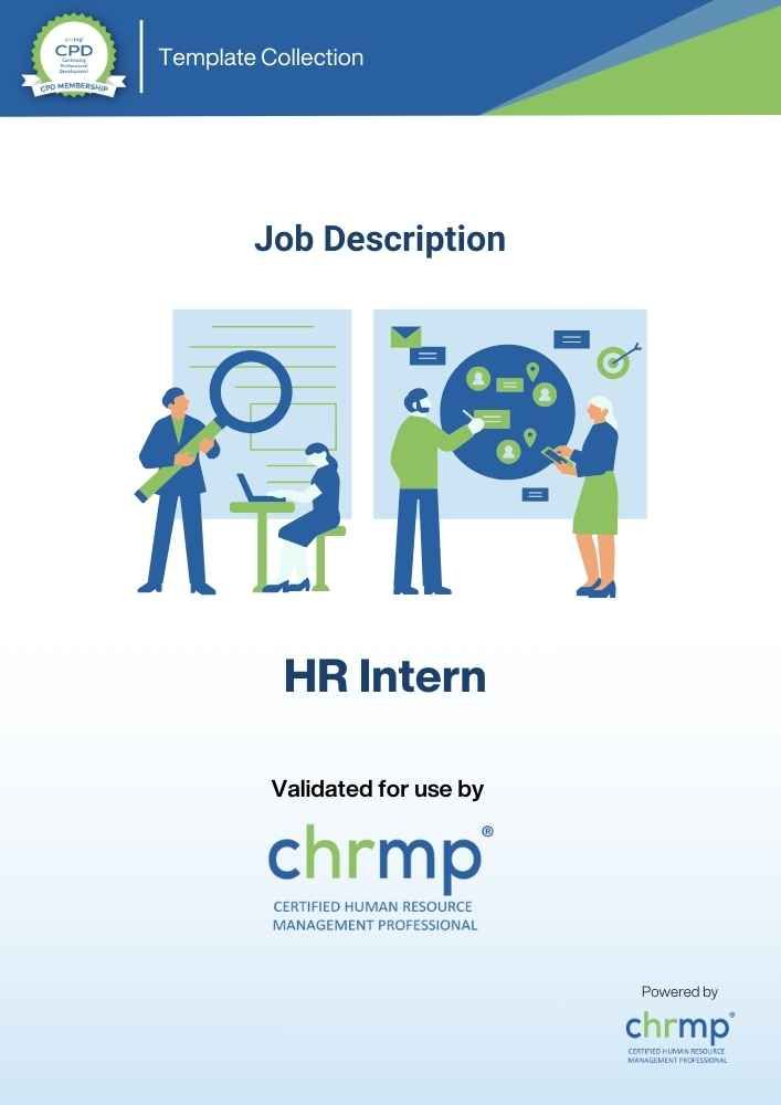 HR Intern - CHRMP Membership