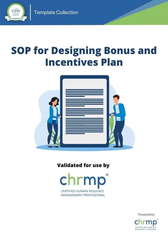 SOP for Designing Bonus and Incentives plan - CHRMP Membership