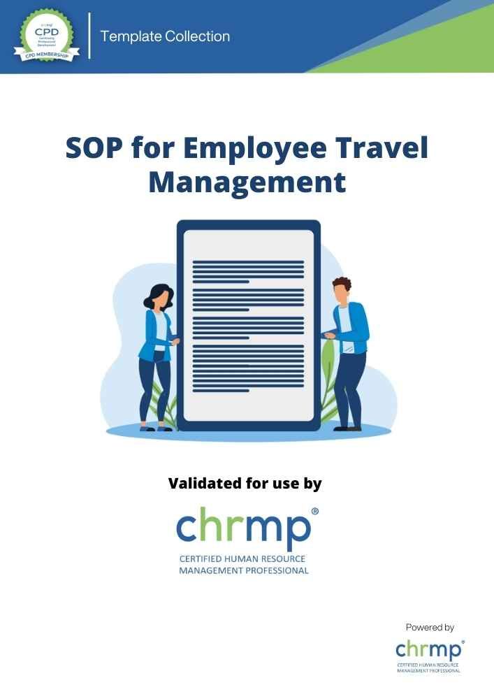 SOP for Employee Travel Management - CHRMP Membership