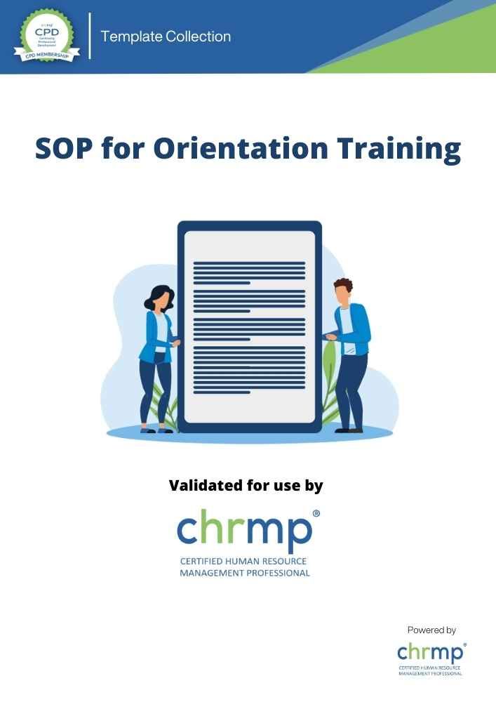 SOP for Orientation Training - CHRMP Membership