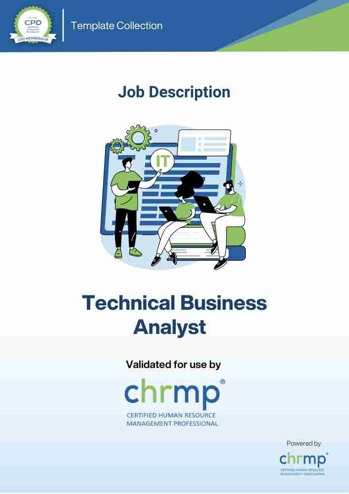 Technical Business Analyst - CHRMP Membership