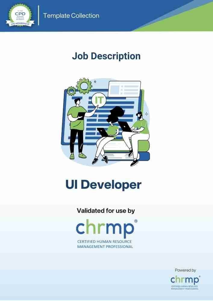 UI Developer - CHRMP Membership