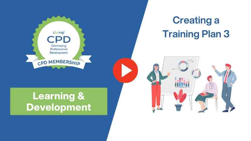 Creating a training plan 3 - CHRMP Membership