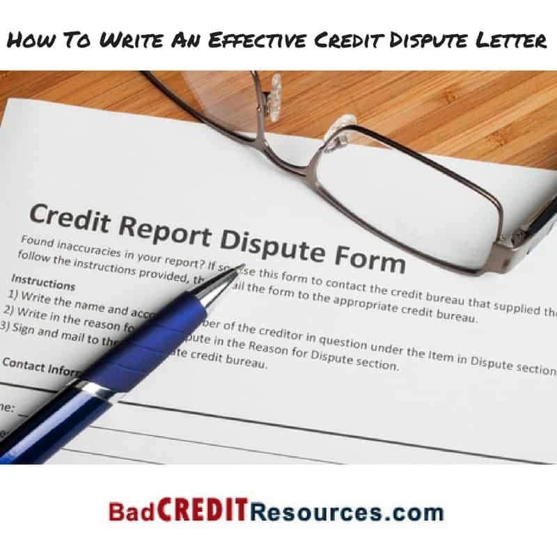 What it takes to write an effective credit dispute letter