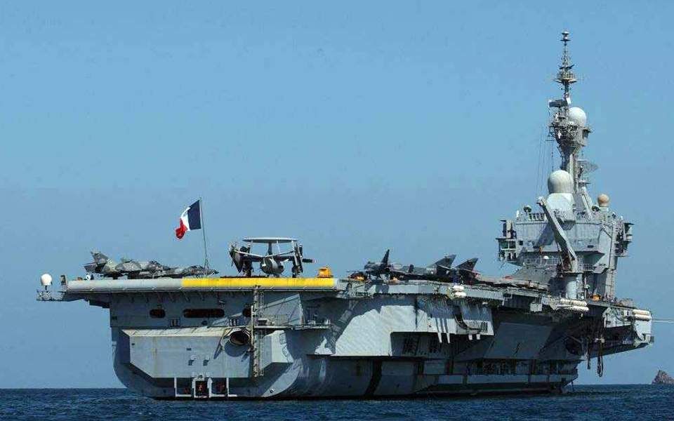 French aircraft carrier in Cyprus exercise - International News | Greece