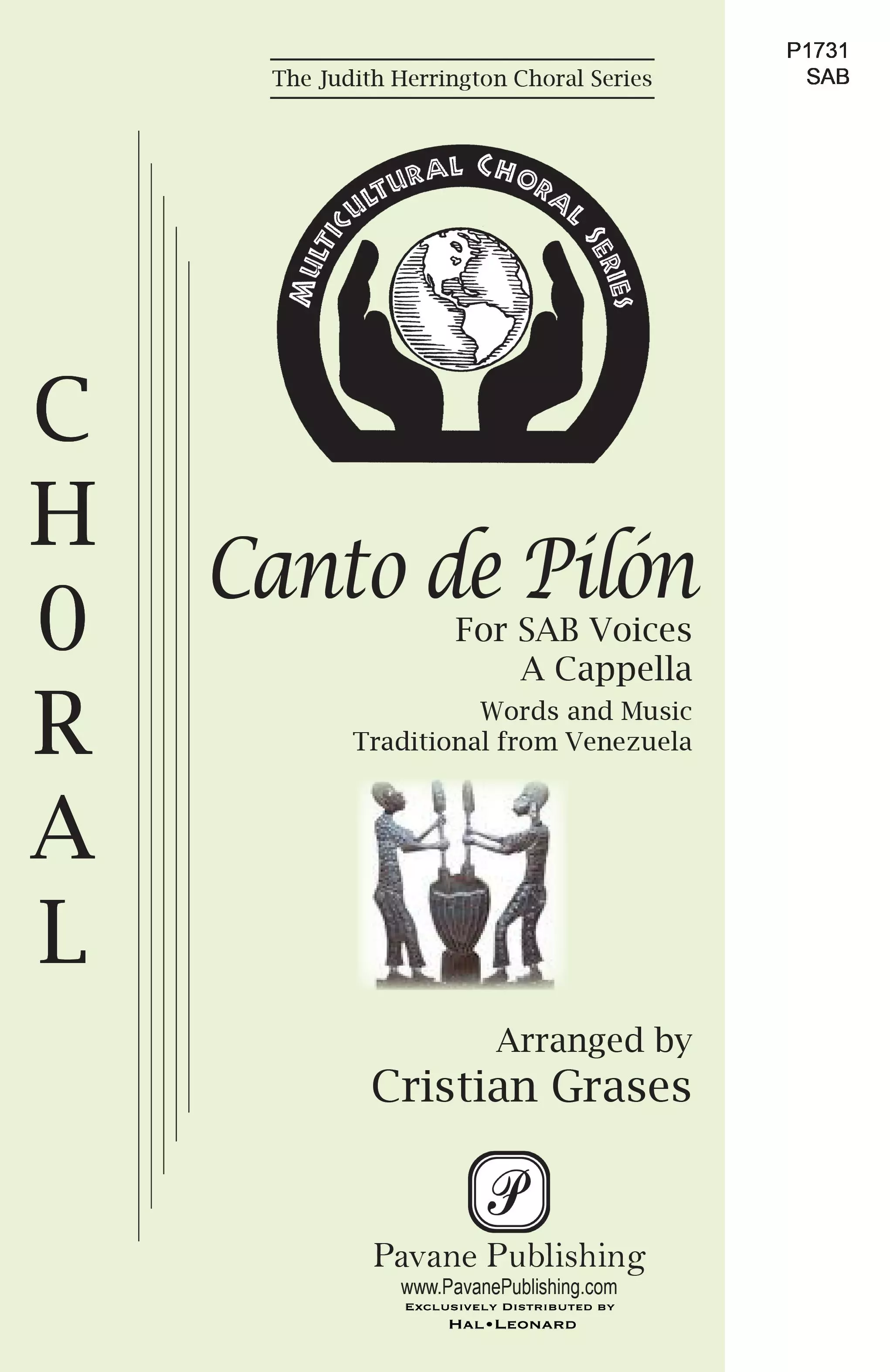 Canto De Pilon - SAB - Choral Score - Pavane Publishing